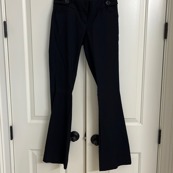 Pants & Jumpsuits | Limited Exact Stretch Black Pinstriped Bootleg ...